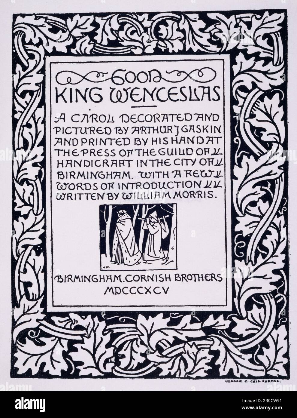 Prospectus for 'Good King Wenceslas', 1895. Artist: Arthur Joseph ...