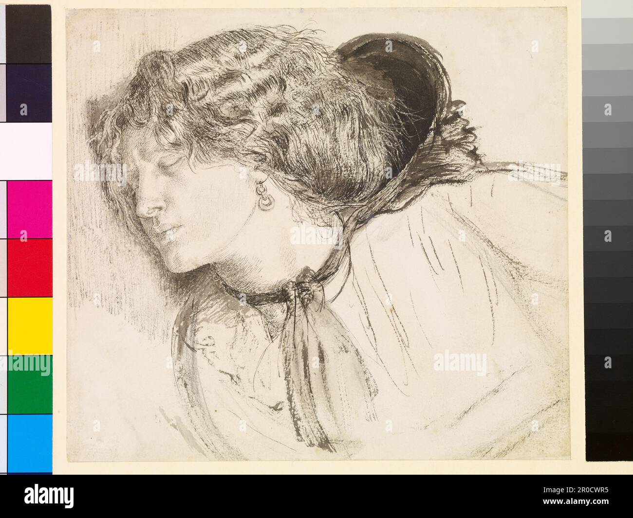 Dante gabriel rossetti black pen hi-res stock photography and images ...