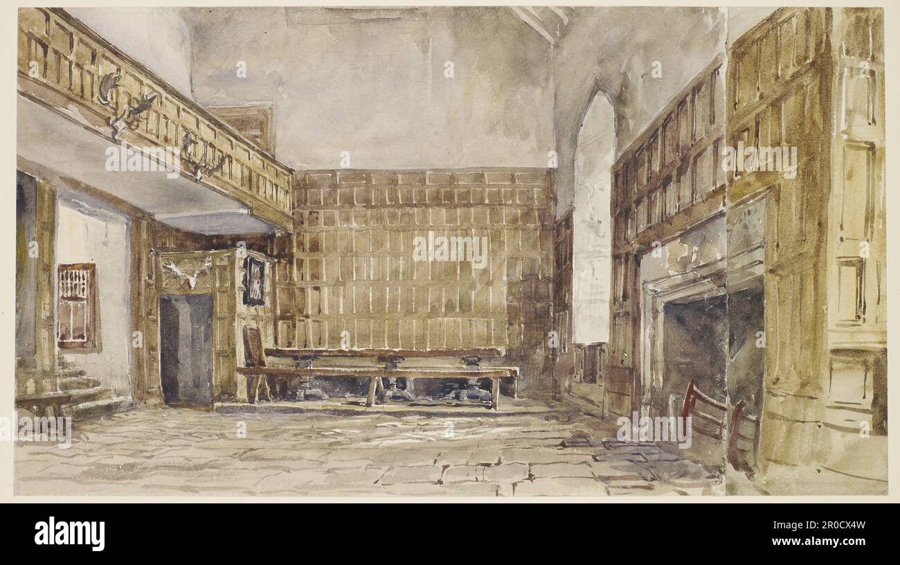 Haddon hall great hall hi-res stock photography and images - Alamy