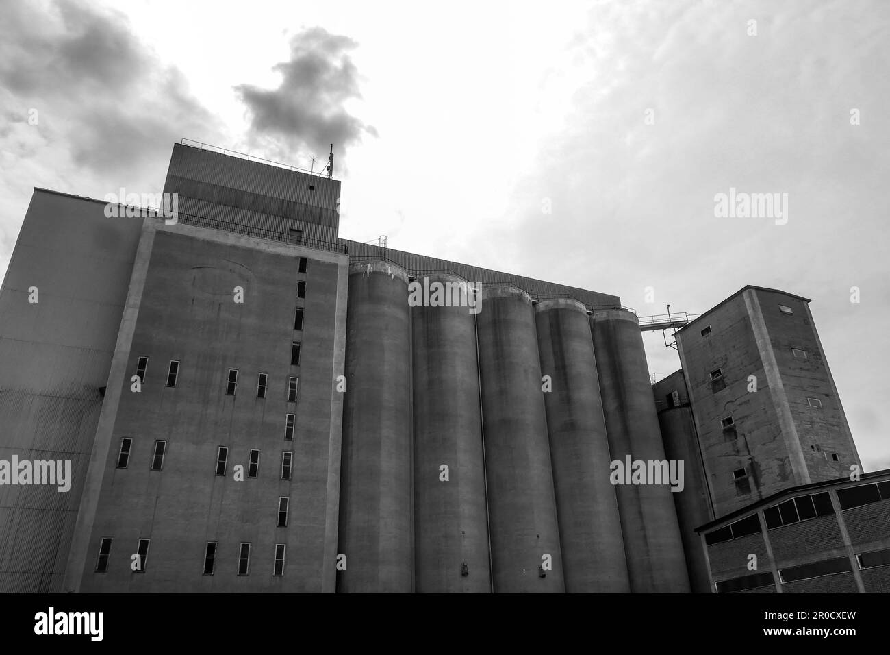 City side view industry Black and White Stock Photos & Images - Alamy