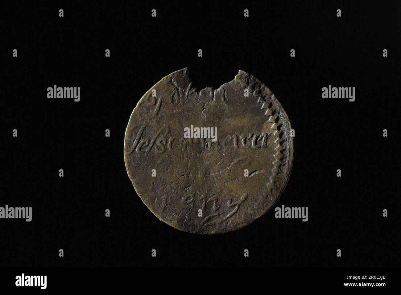 17th century trade token hi-res stock photography and images - Alamy