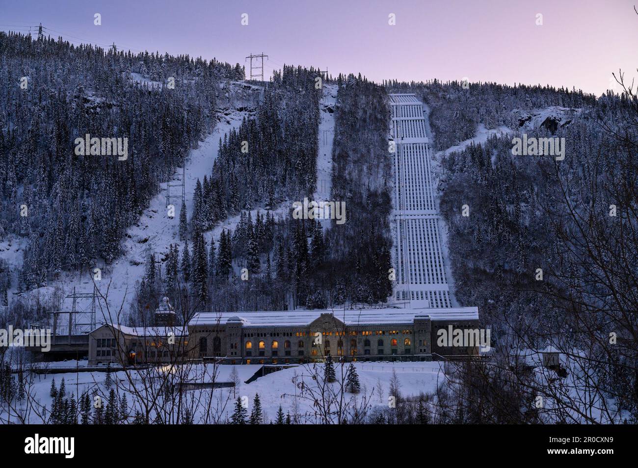 Hydroelectric power station norway hi-res stock photography and images ...