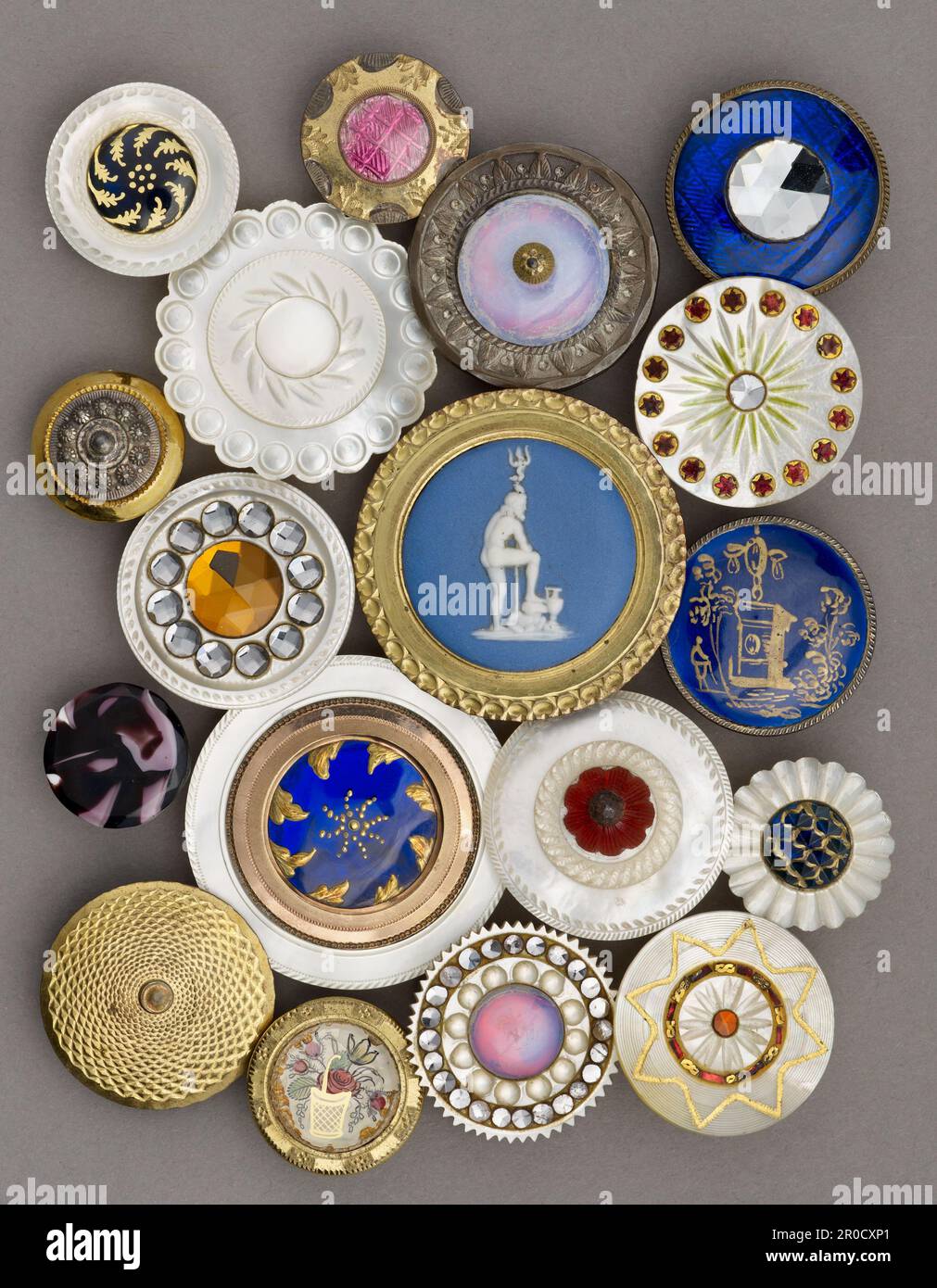 These buttons are part of the Luckcock Collection - over 500 buttons ...