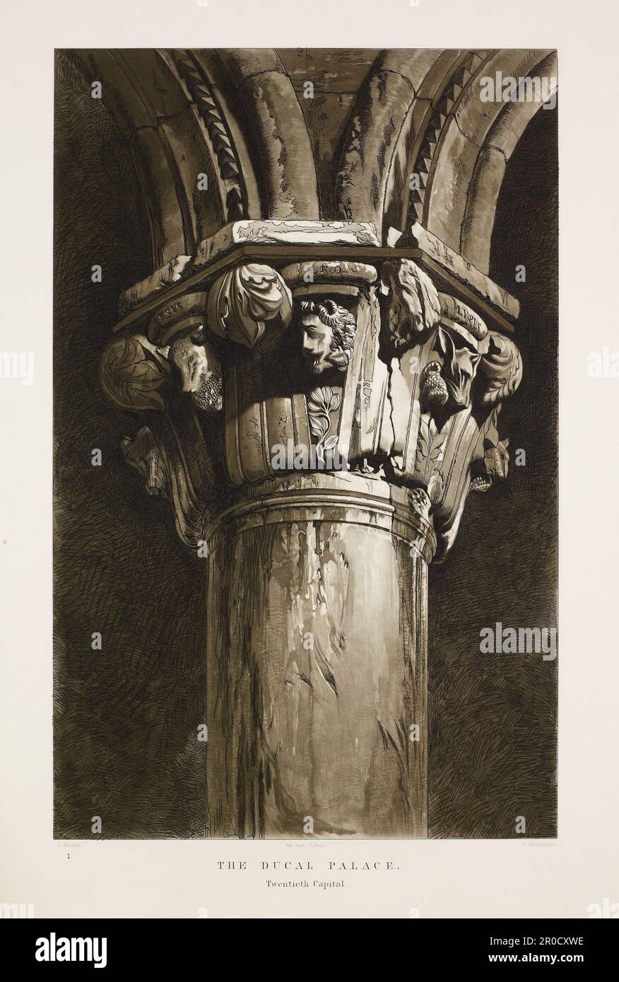 Examples of Architecture of Venice -. The Ducal Palace, Twentieth ...