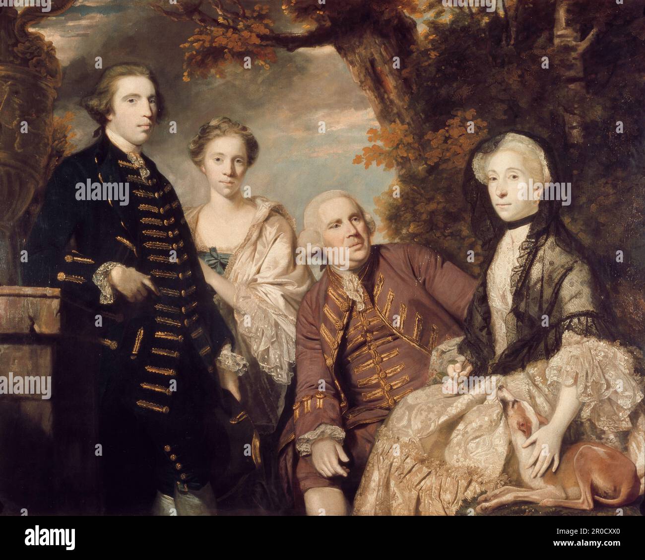 The Roffey Family, 1765. Sir Joshua Reynolds Stock Photo - Alamy