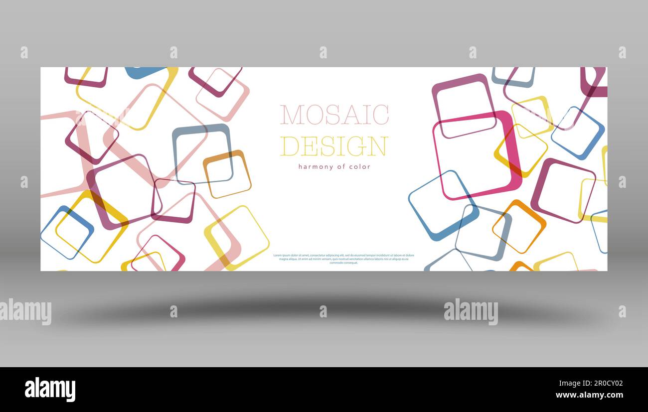 Geometric background. Layout of the cover, poster, banner, poster with ...