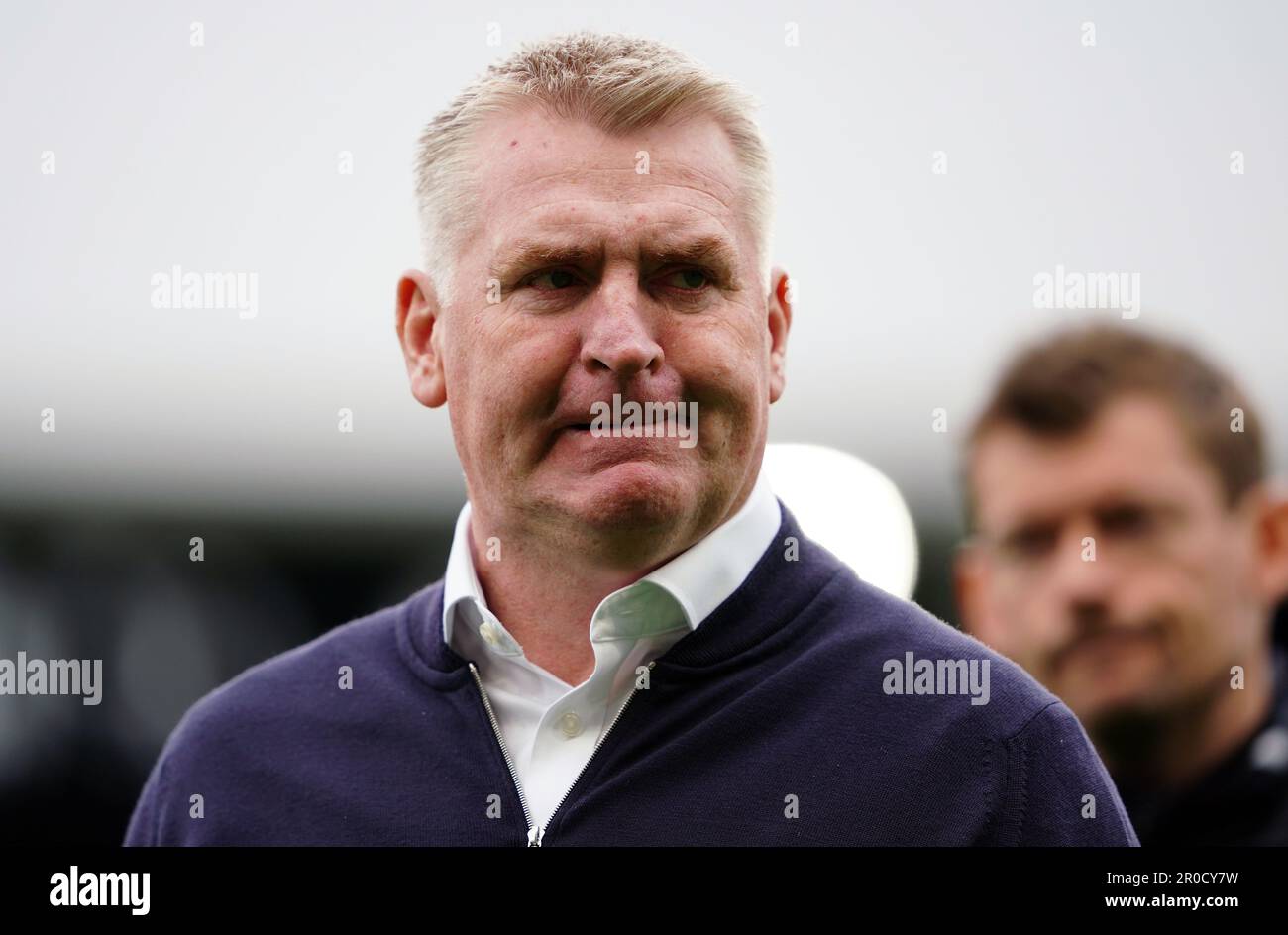 Leicester City manager Dean Smith during the Premier League match at ...
