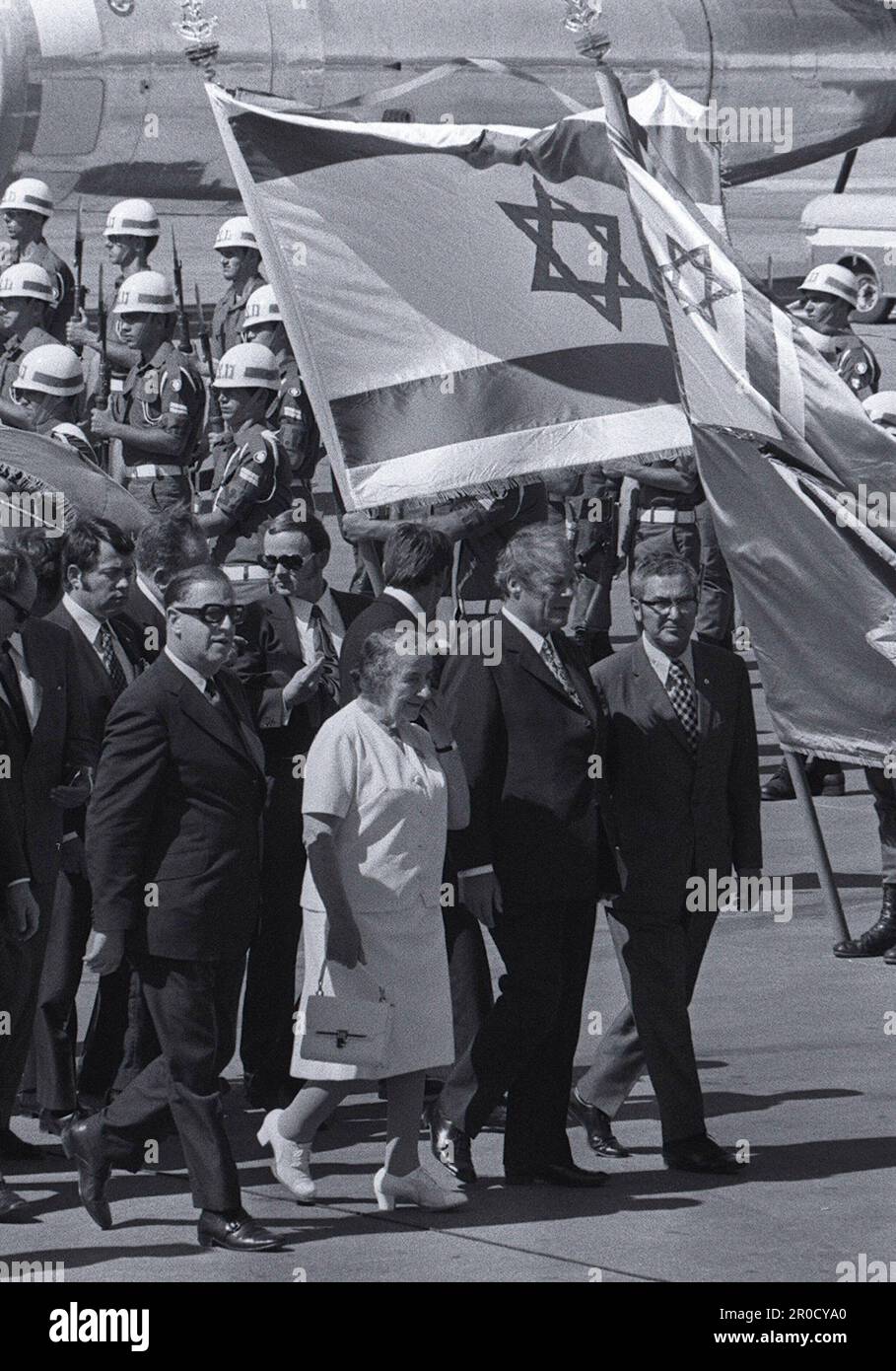 Prime minister golda meir willy brandt hi-res stock photography and ...