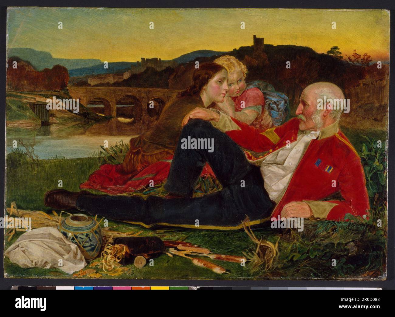 Autumn 1860 - 1862. Artist: Frederick Sandys. An ageing soldier, is ...