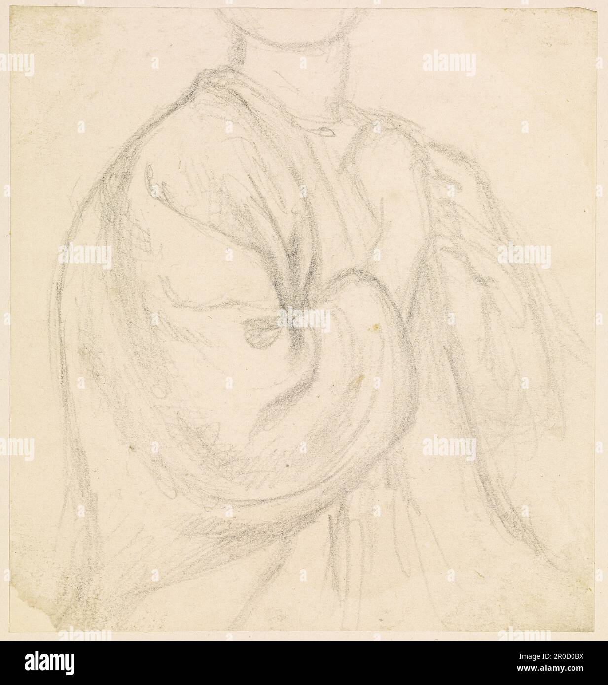 Helen of Troy - Study of Drapery, 1863. Artist: Dante Gabriel Rossetti ...