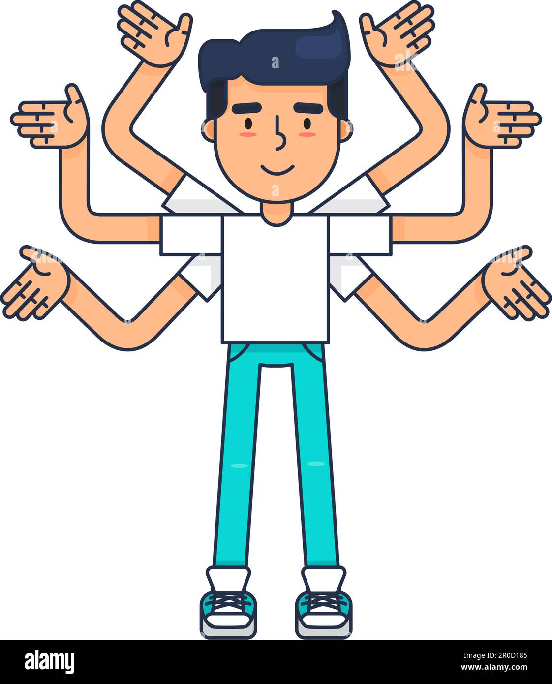 Hands on ux ui Stock Vector Images - Alamy