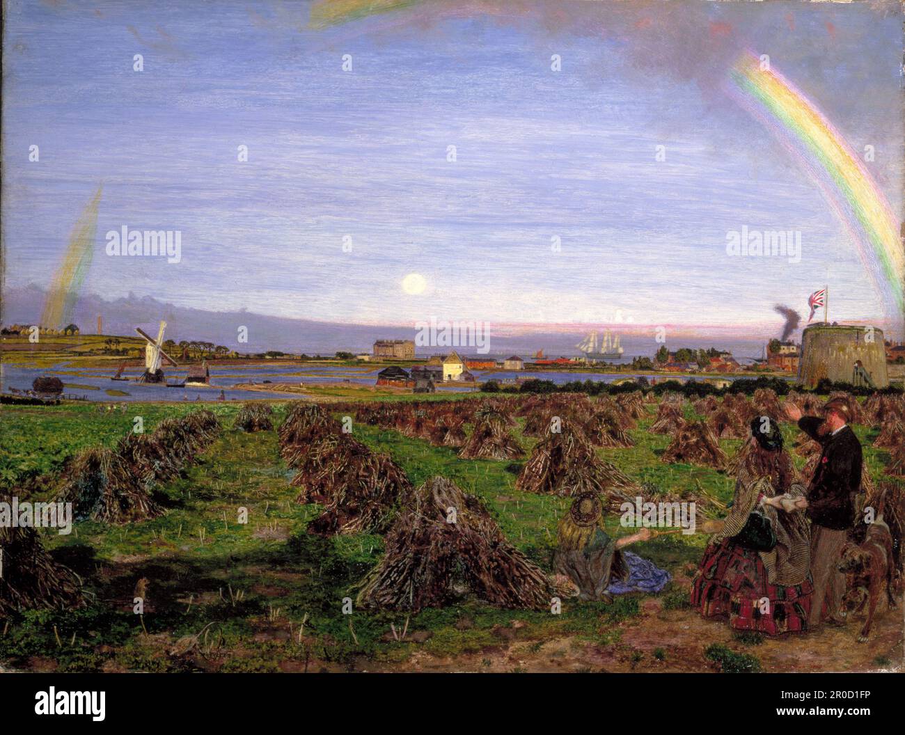 Walton-on-the-Naze, 1860. Artist: Ford Madox Brown. Walton-on-the-Naze ...