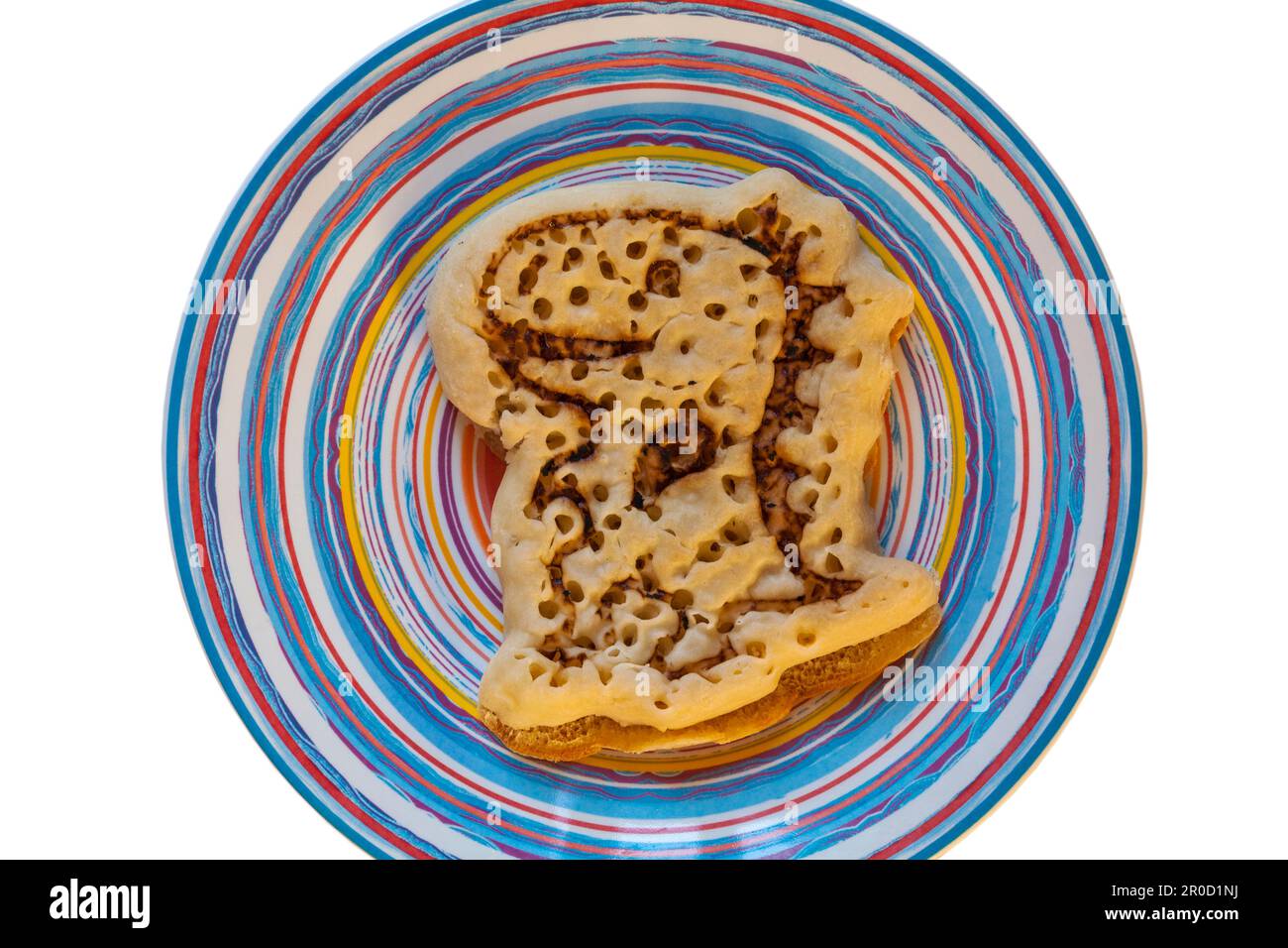 Light and fluffy crumpets that make you roar hi-res stock photography ...