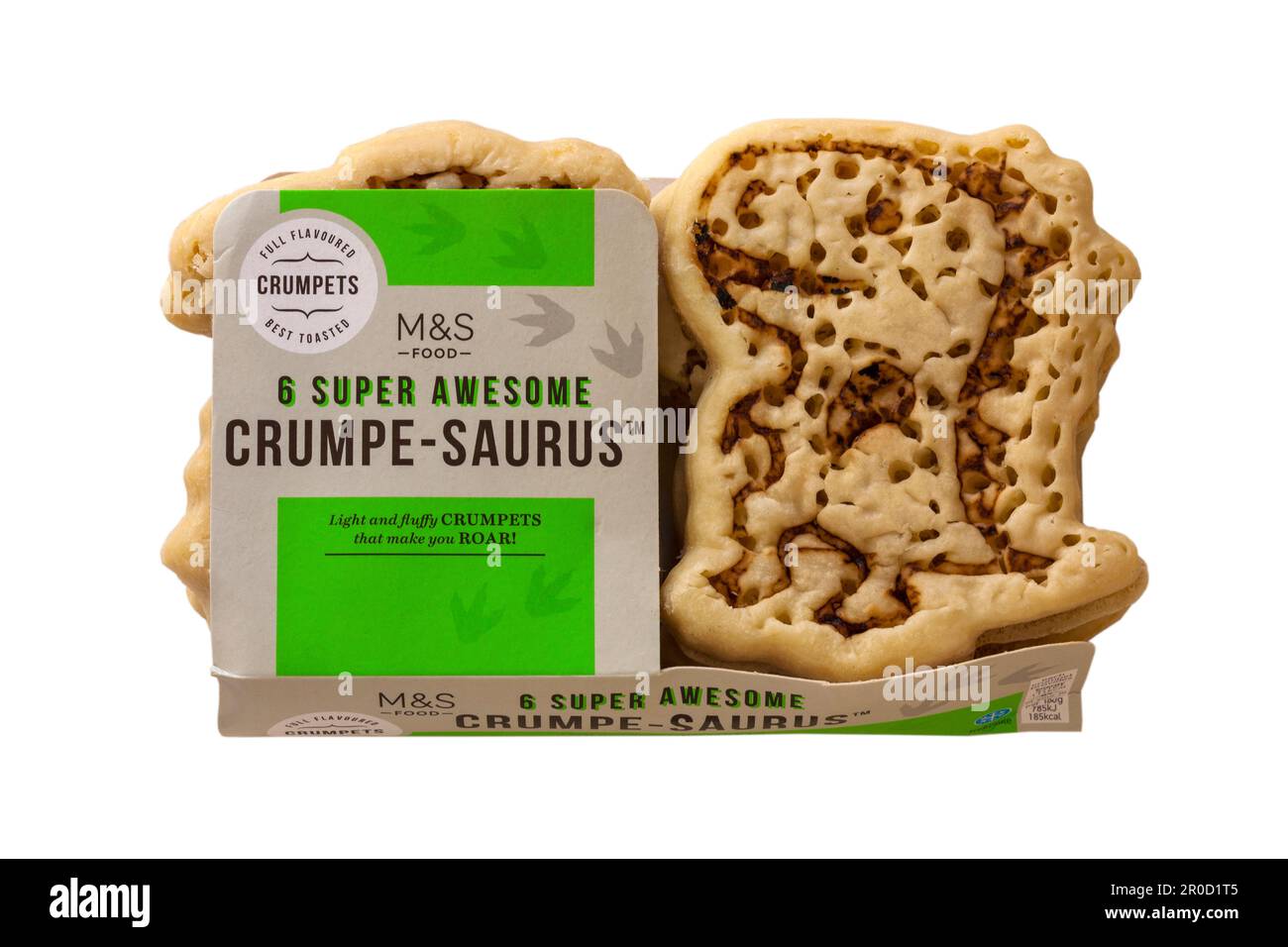 Pack of M&S super awesome Crumpe-Saurus Crumpets light and fluffy ...