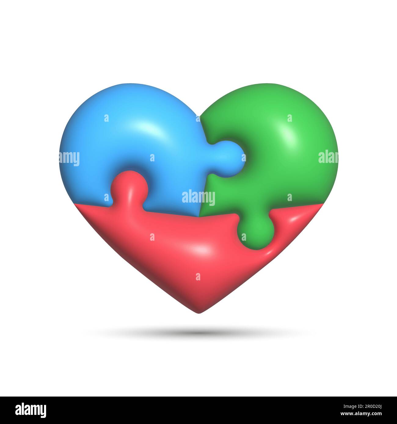 3d combination puzzle Stock Vector Images - Alamy