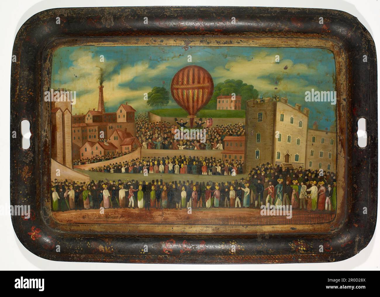 Balloon Ascent by Mr Sadler, 1823. (Mr Sadler's Ascension from the ...