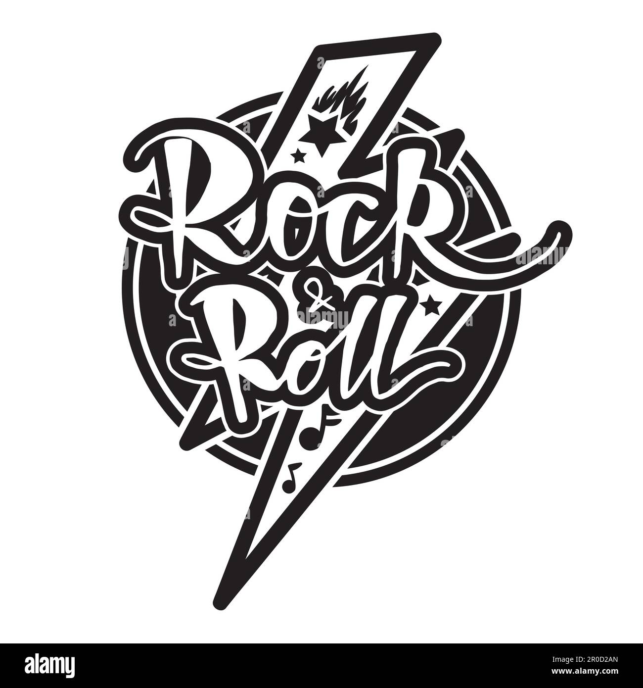 Grunge monochrome rock festival Stock Vector Images - Alamy