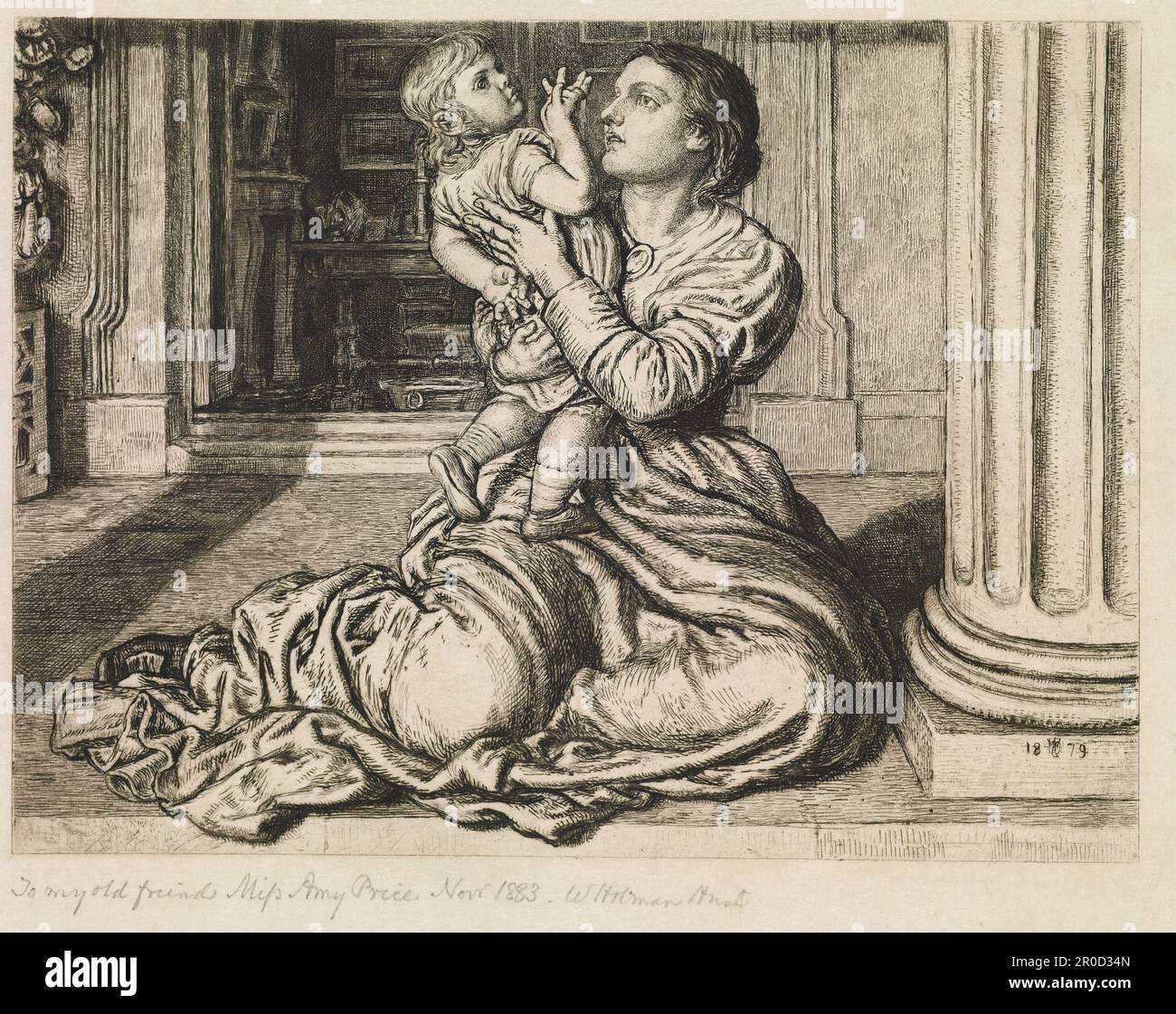 The Father's Leave-Taking, 1879. Artist: William Holman Hunt, engraved ...
