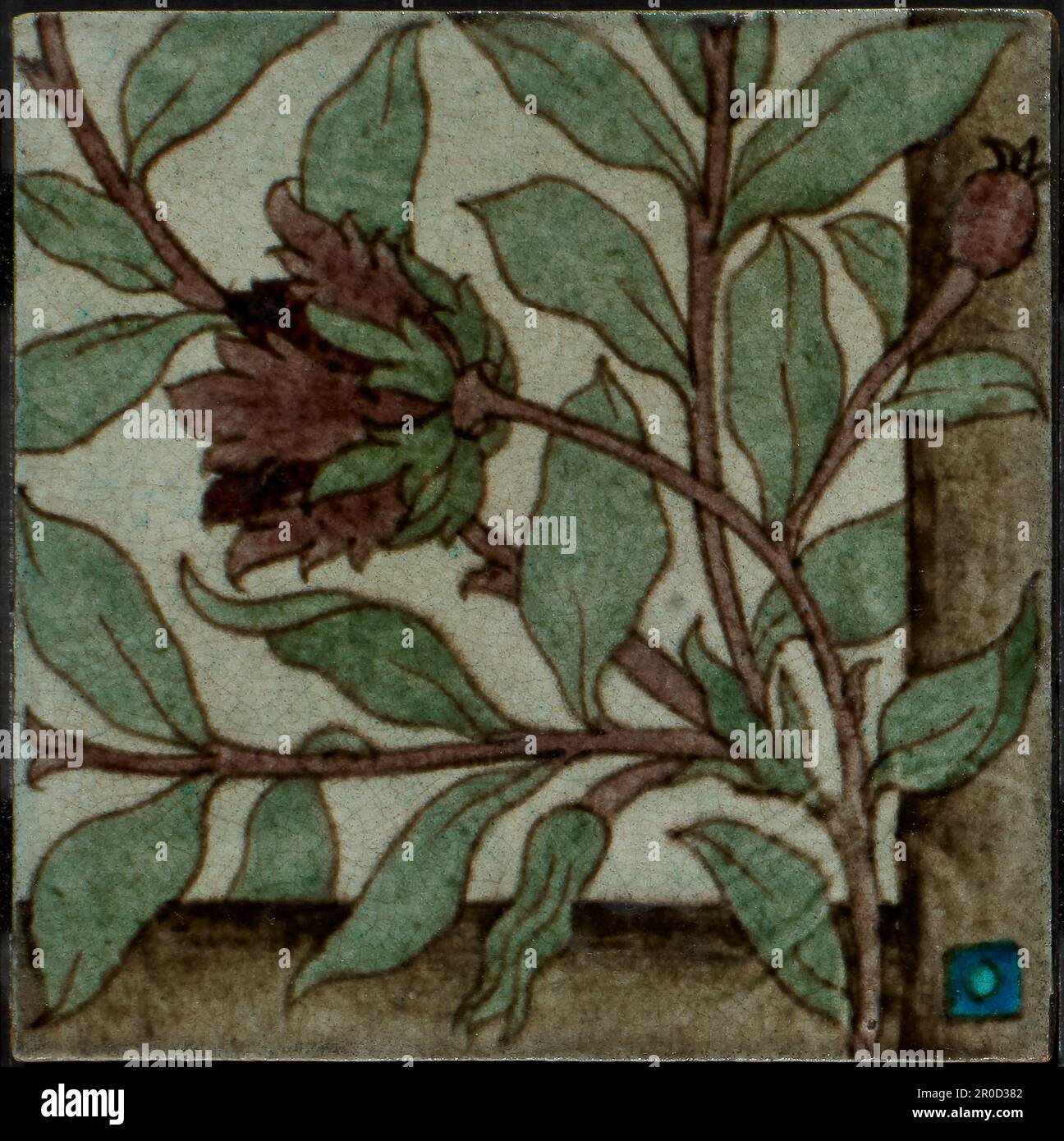[Tile 1 of 2]. Wall Tile - William de Morgan Collection, 1882-1888 ...