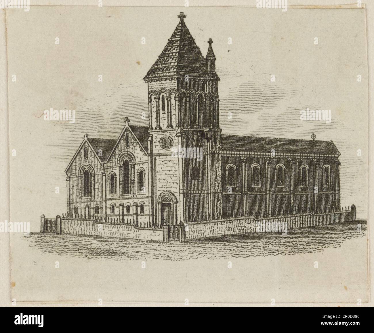 Engraving - St Luke's Church, Birmingham. Wilkinson Collection, Vol I ...