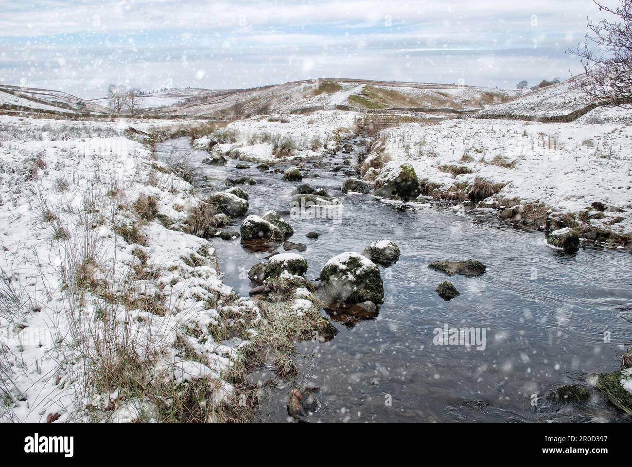 Winter scene long preston hi-res stock photography and images - Alamy