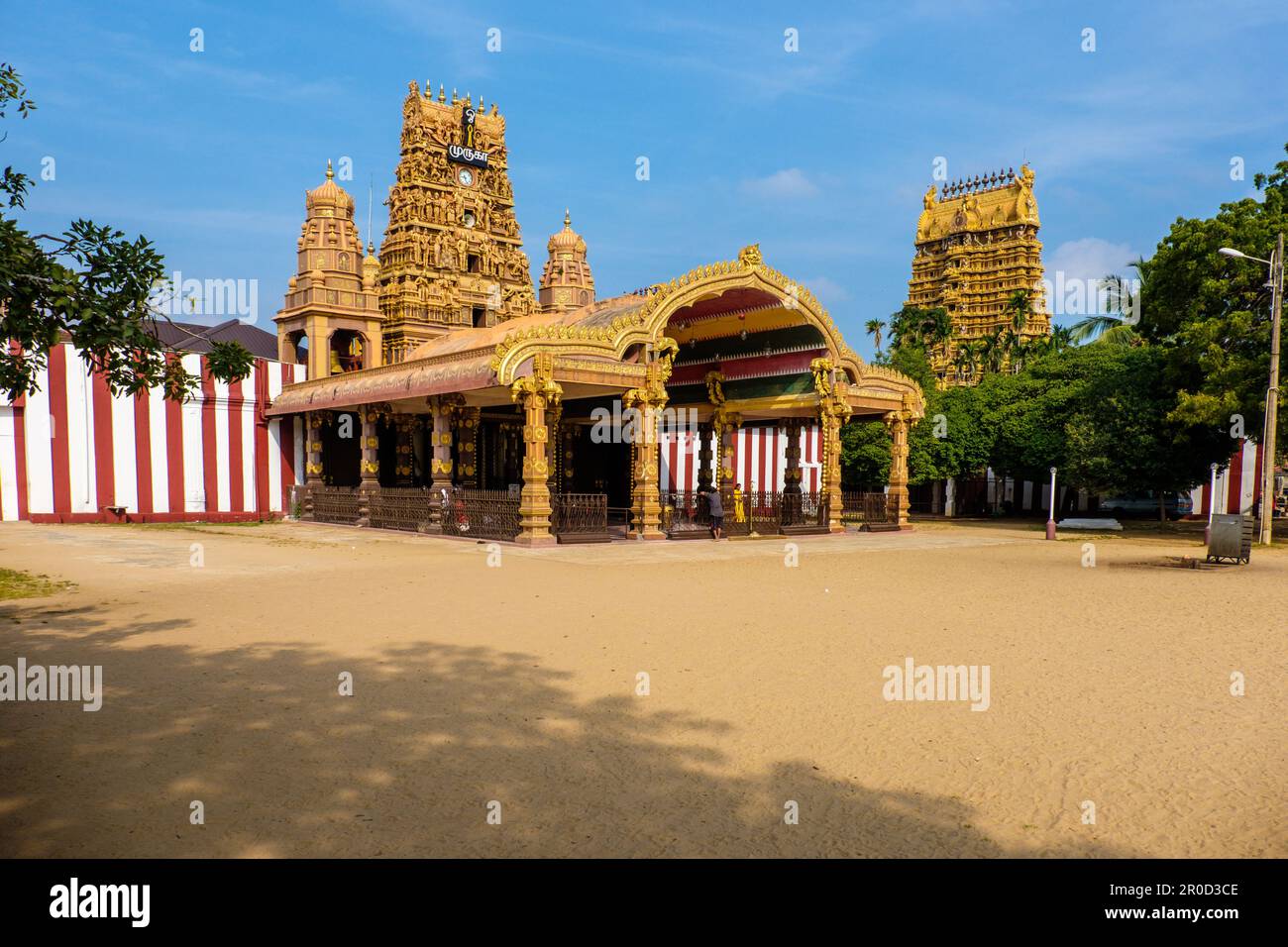 Hindu temple in Jaffna in the north of Sri Lanka, Ceylon Stock Photo ...