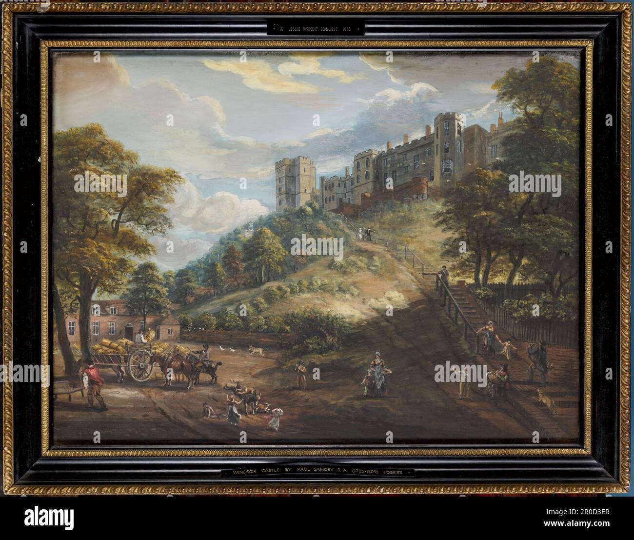 The Hundred Steps, Windsor Castle, c.1725-1809. Paul Sandby (d.1809 ...