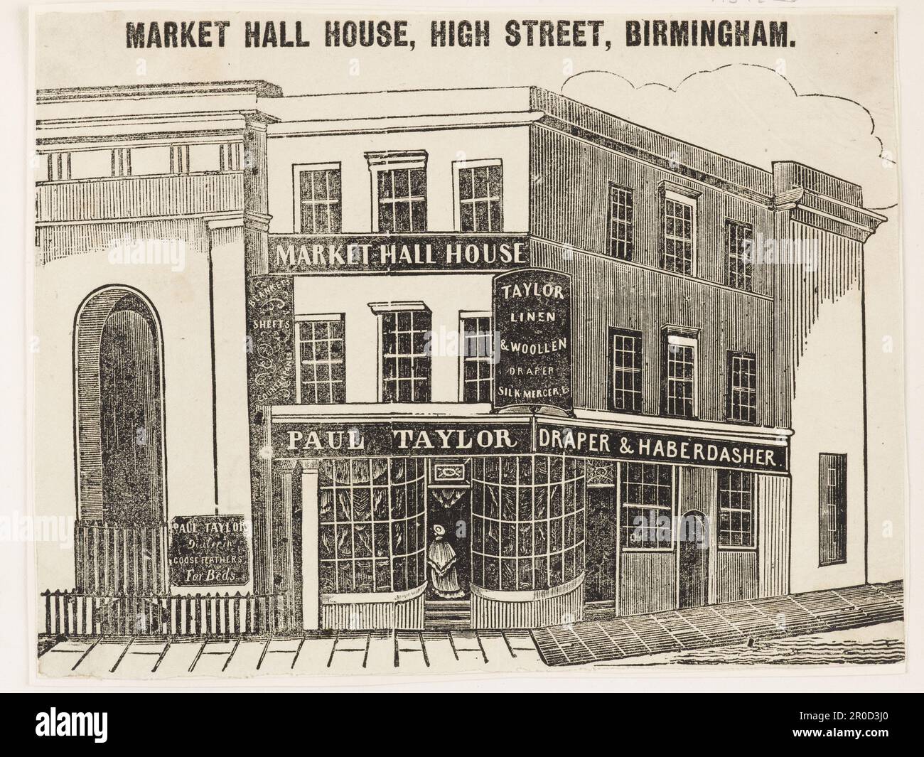 Market Hall House, High Street, Birmingham. Topographical Views ...