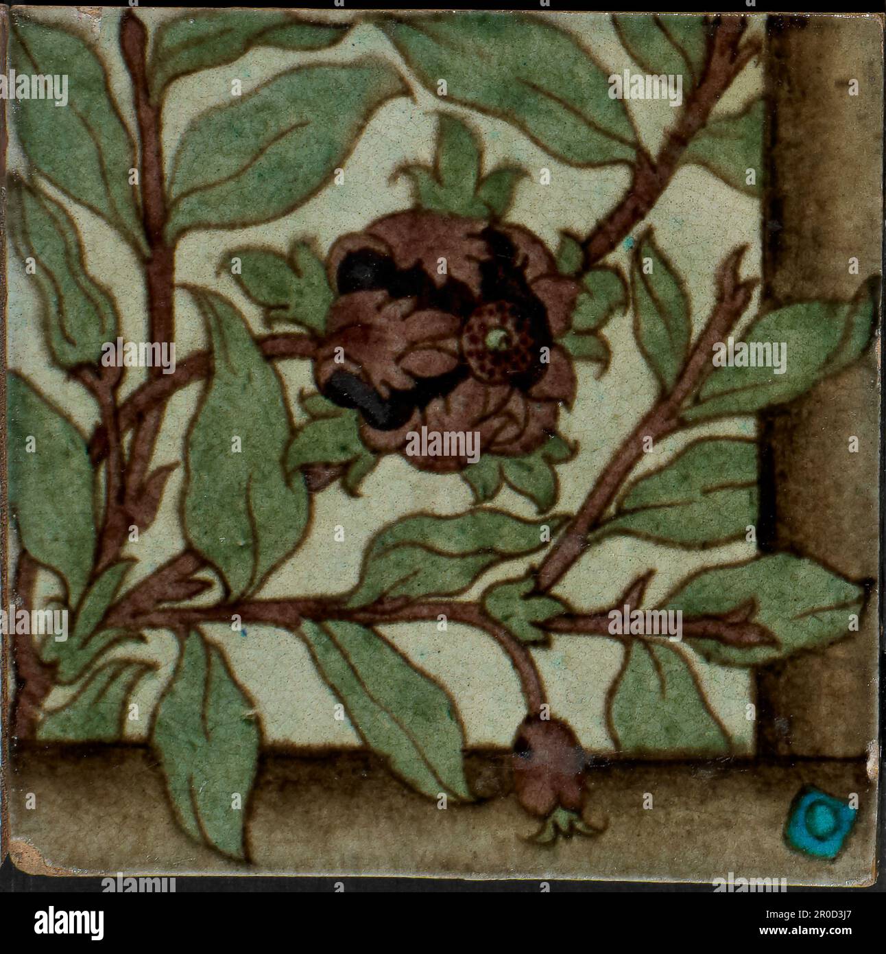 [Tile 2 of 2]. Wall Tile - William de Morgan Collection, 1882-1888 ...