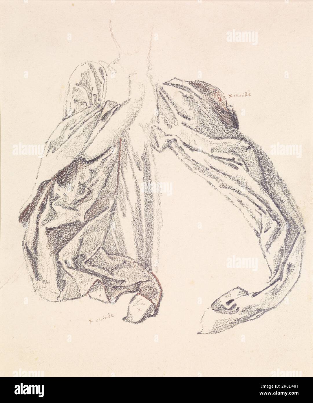 St George Series - Study of Princess' Sleeves for 'St George slaying ...