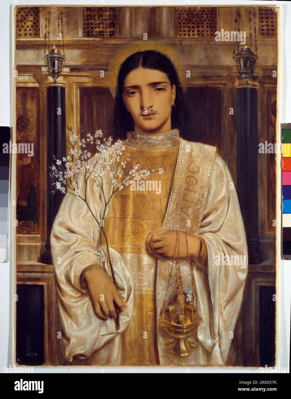 A Saint of the Eastern Church (formerly called A Greek Acolyte), 1867 ...