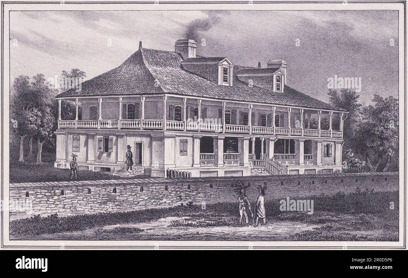 The home of Auguste Chouteau in St. Louis Stock Photo - Alamy