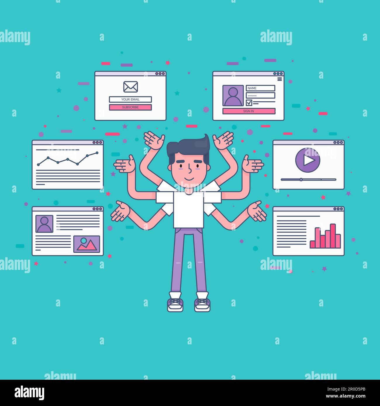 Web developer tutorial hi-res stock photography and images - Alamy