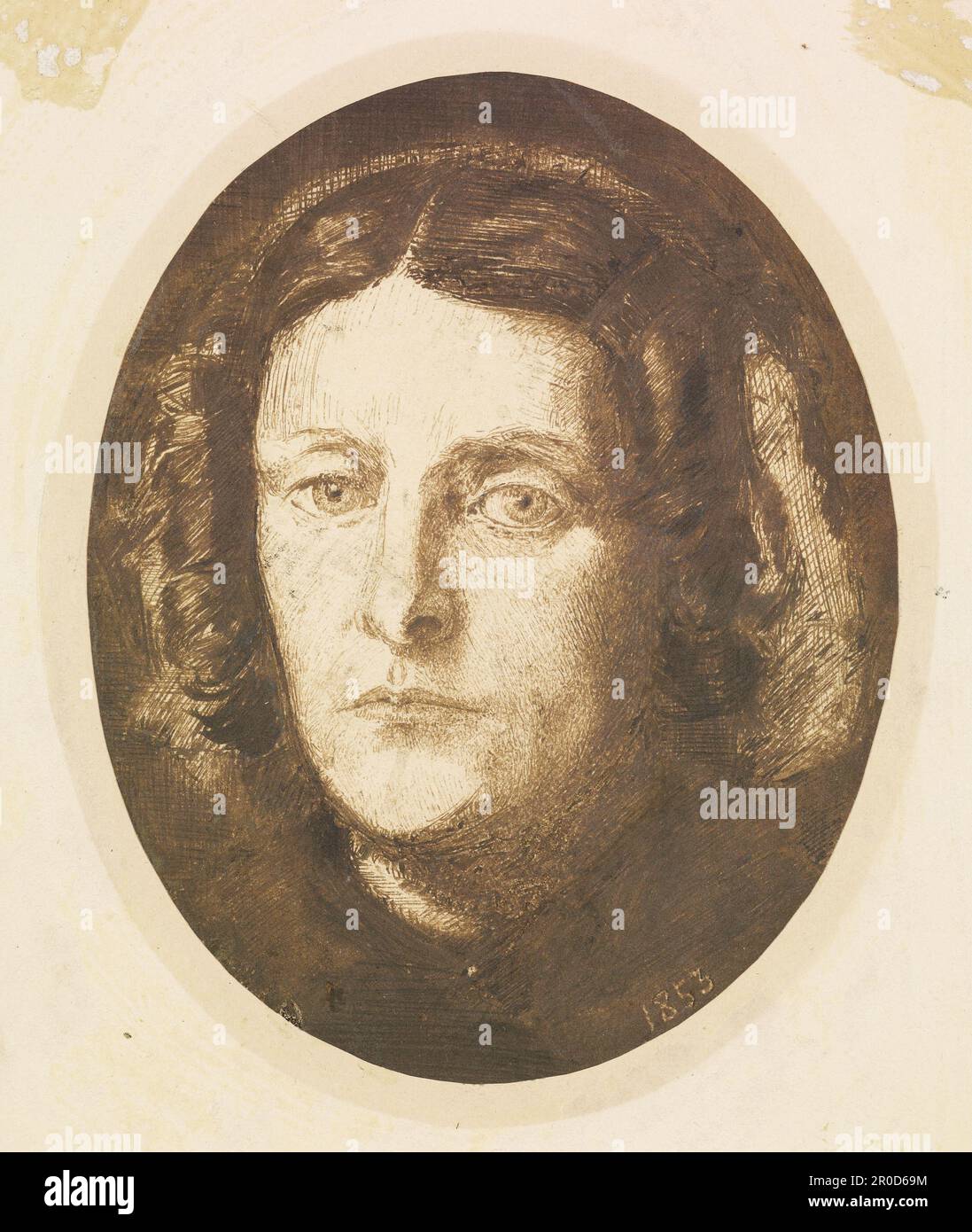 Portrait of Frances Rossetti, the Artist's Mother, 1853. Dante Gabriel ...