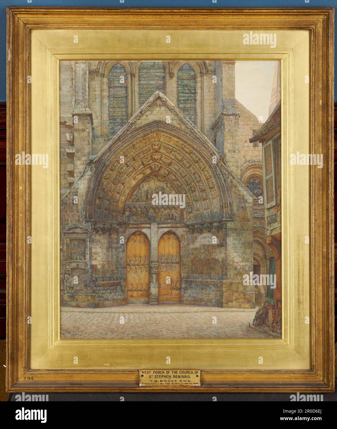 St thomas church historical drawing hi-res stock photography and images ...
