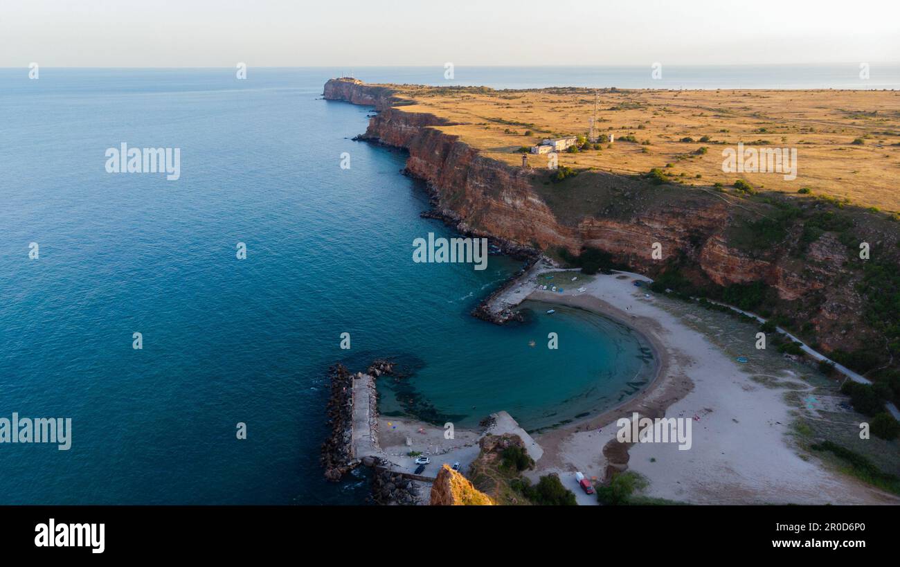 Aerial view of the bolata beach in bulgaria hi-res stock photography ...