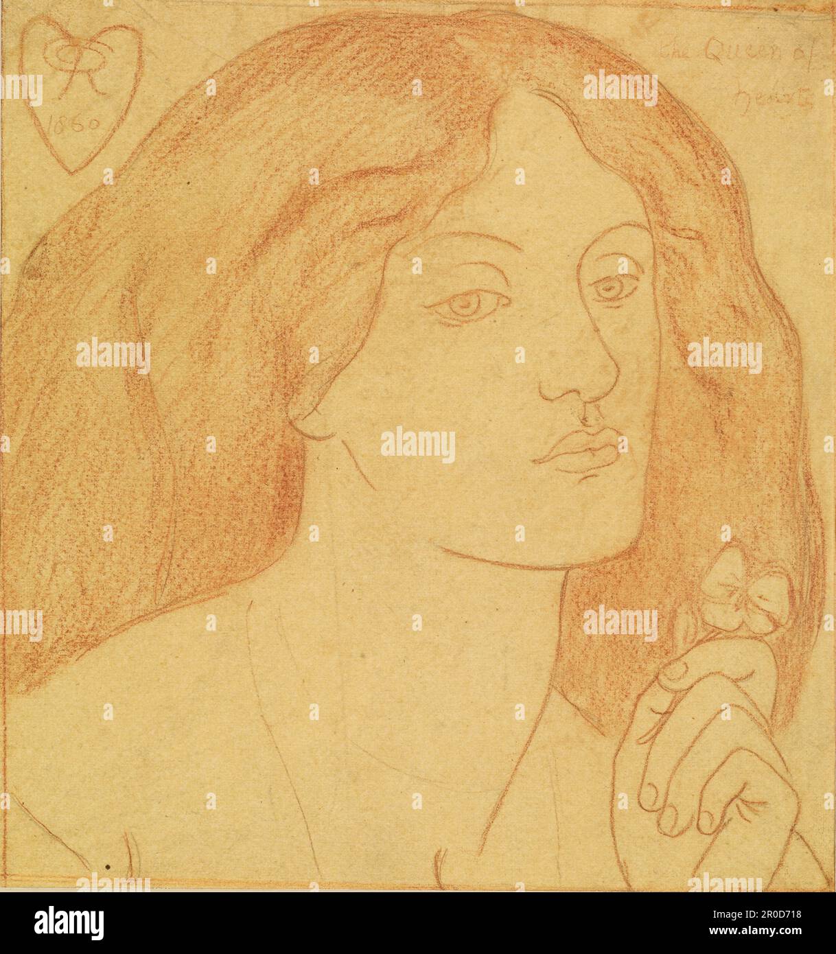 Regina Cordium (The Queen of Hearts), 1860. Dante Gabriel Rossetti ...