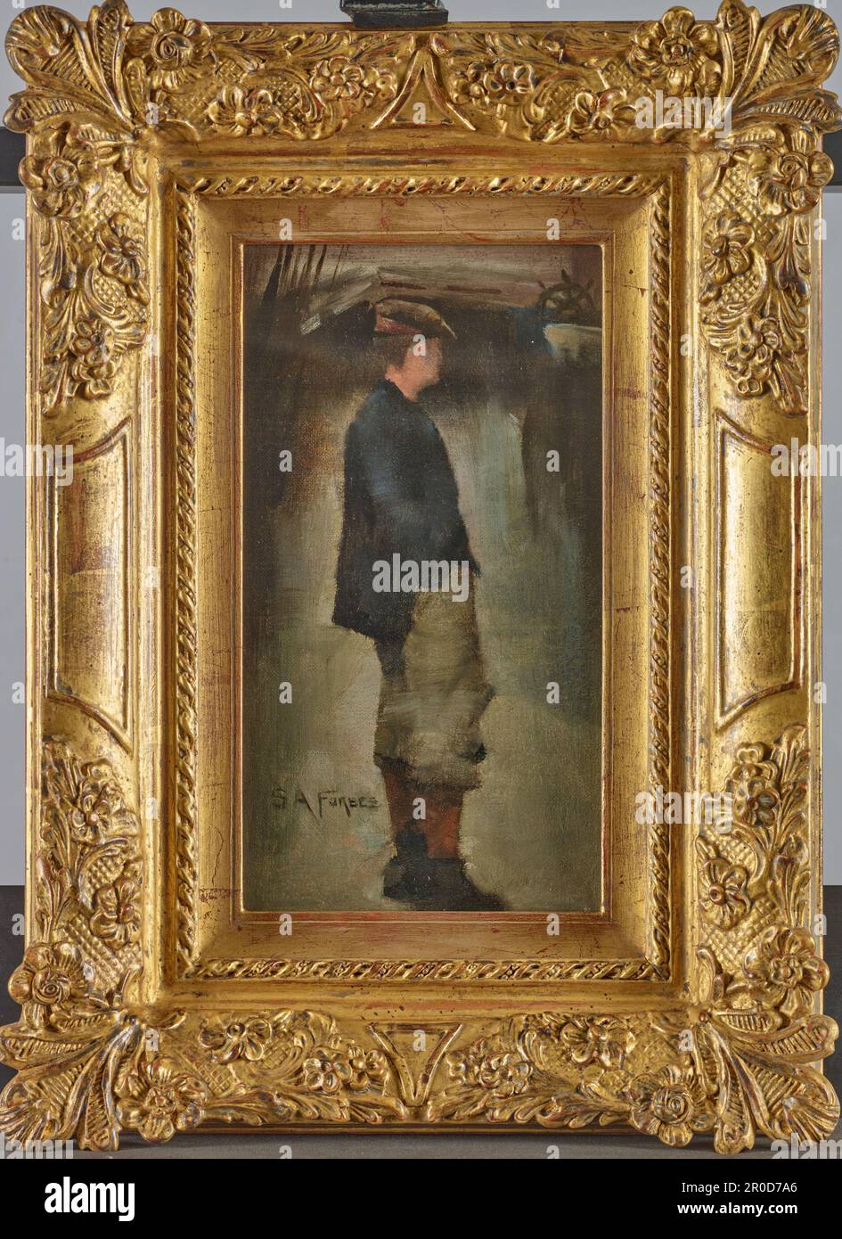 2020.13.44. Figure on a Deck, 1886. Artist:. Stanhope Alexander Forbes ...