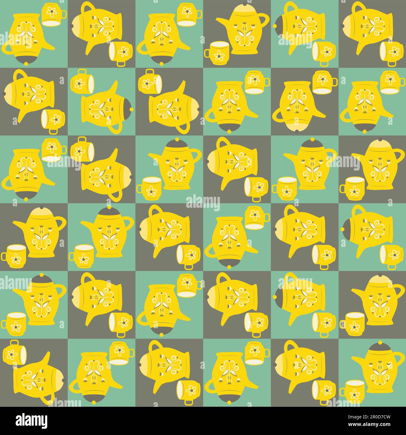 Scandi kitchen Stock Vector Images - Alamy