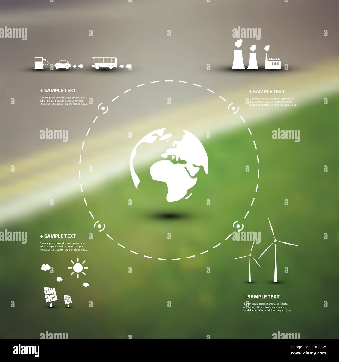 Eco Infographic Design Template Stock Vector Image & Art - Alamy
