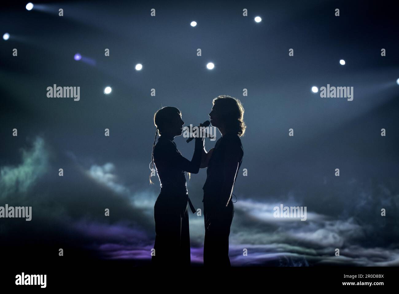 Liverpool, UK. 08th May, 2023. LIVERPOOL - Mia Nicolai and Dion Cooper ...