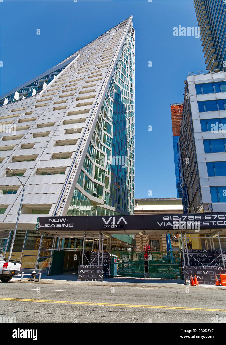 VIA 57 West Apartments represents a new building type – courtscraper – according to architect ...