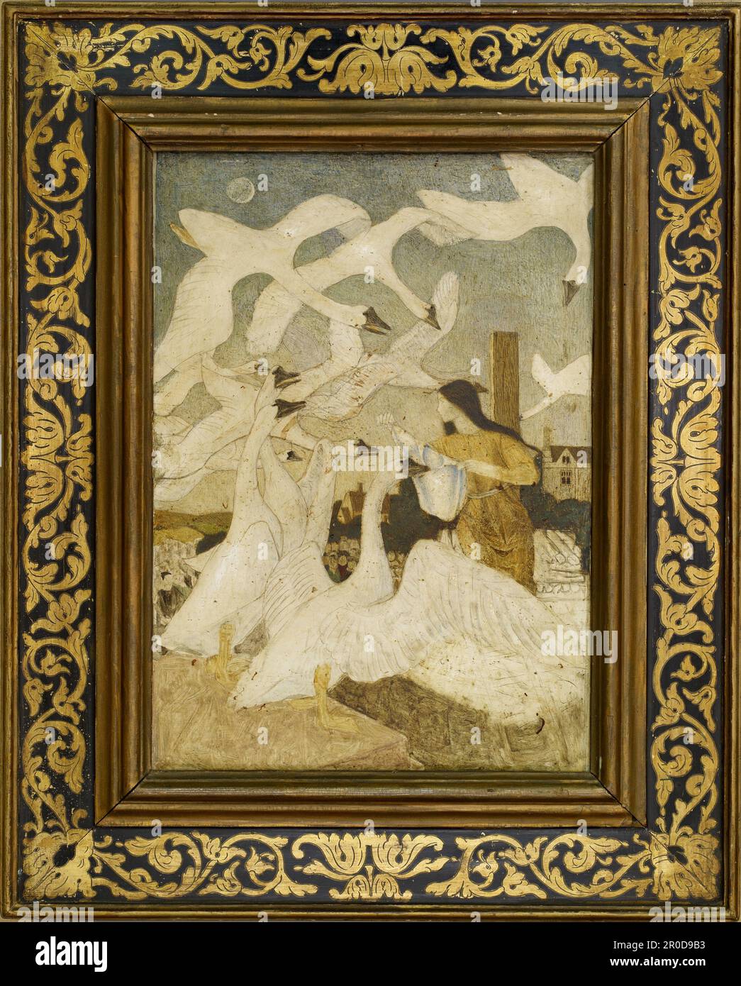 2010.0154.2 With frame. The Wild Swans (The Twelve Brothers Turned Into ...