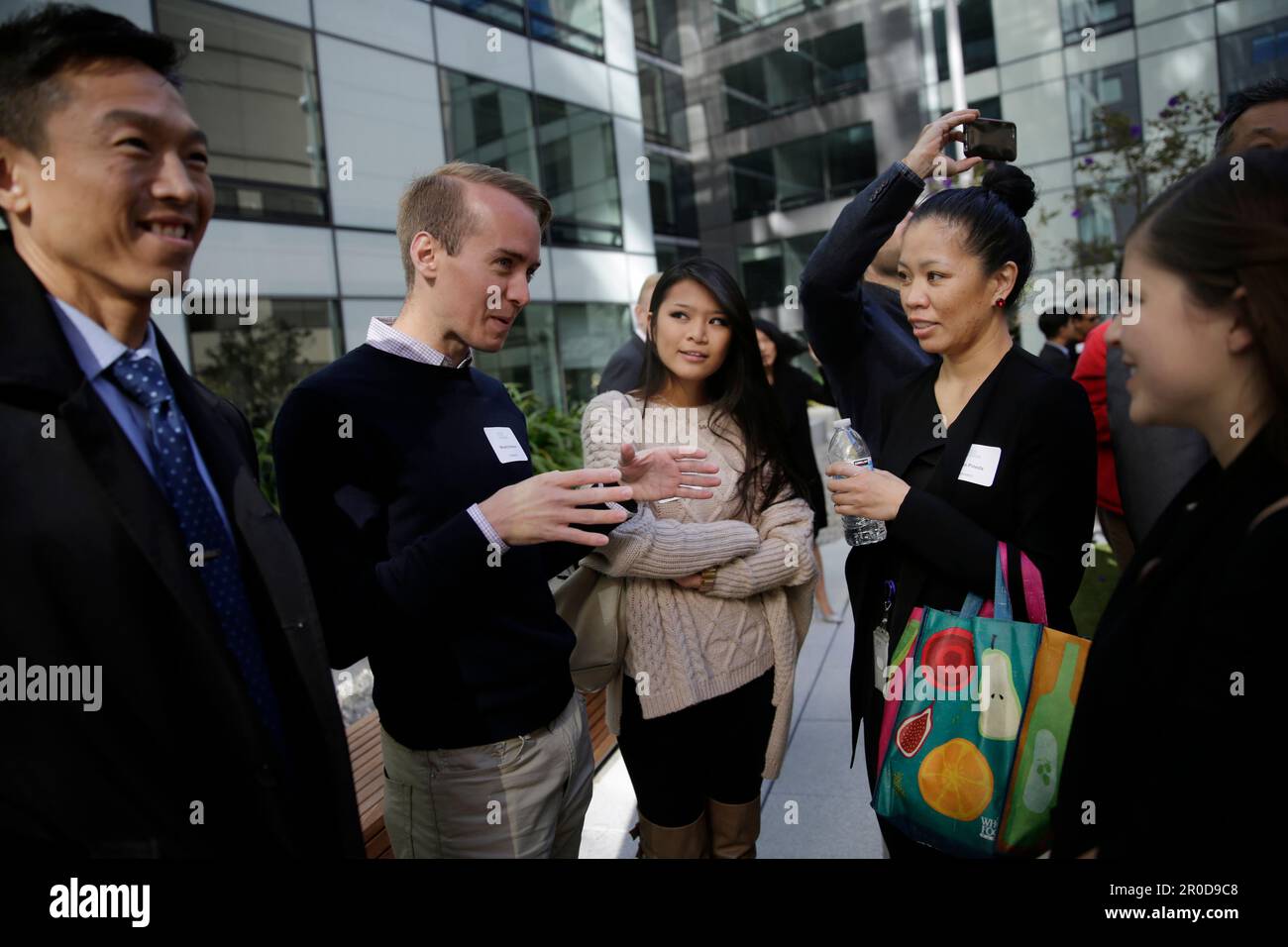 New residents Dominic Chang; Woody Hanson, Kaylyn Velasco, Karen Pineda ...