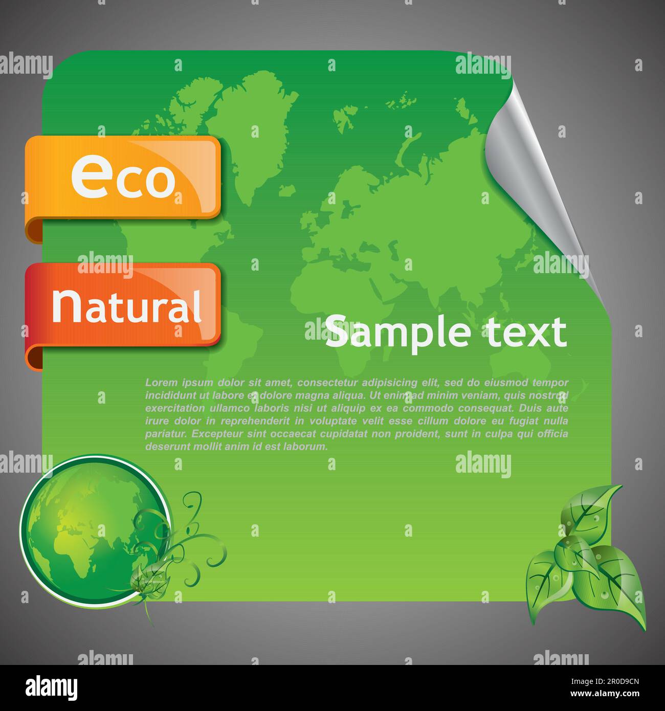 Green Eco Earth Background Stock Vector Image & Art - Alamy