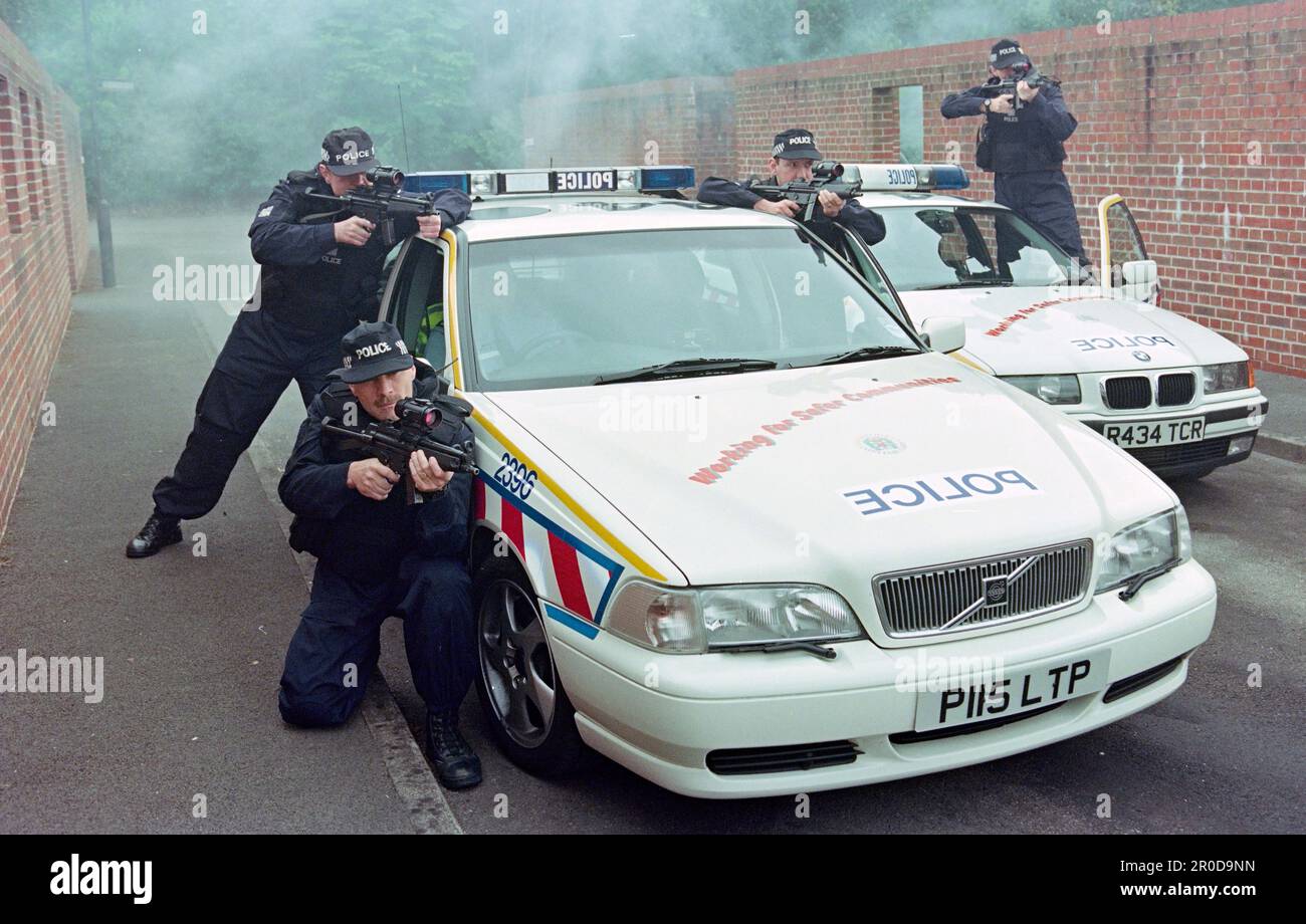 Members of the Hampshire Constabulary Armed Response Unit undergoing ...