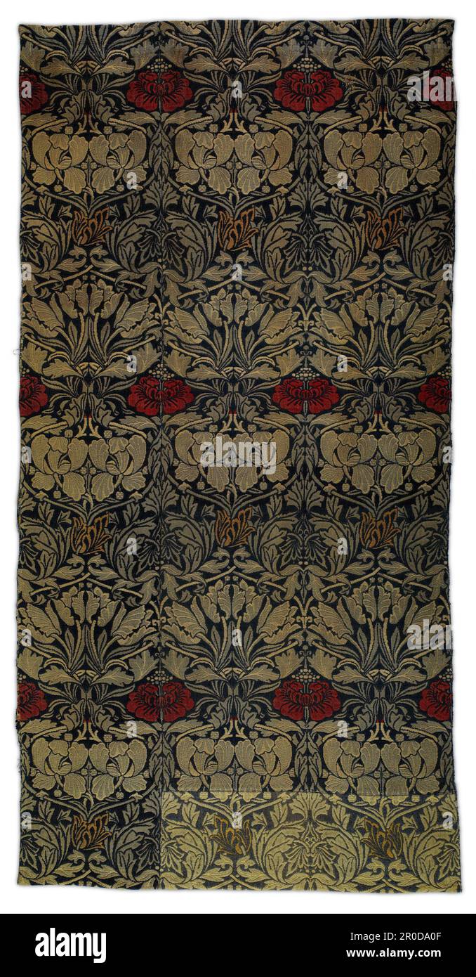 Rose curtain pattern Cut Out Stock Images & Pictures - Alamy