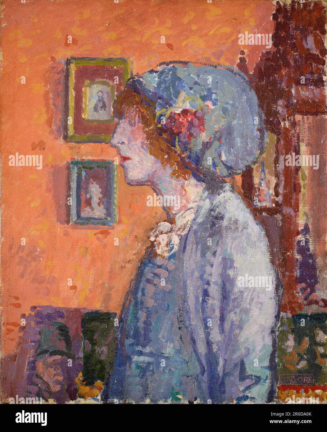 Portrait of the Artist's Wife, Mollie Kerr, 1911. Artist: Spencer ...