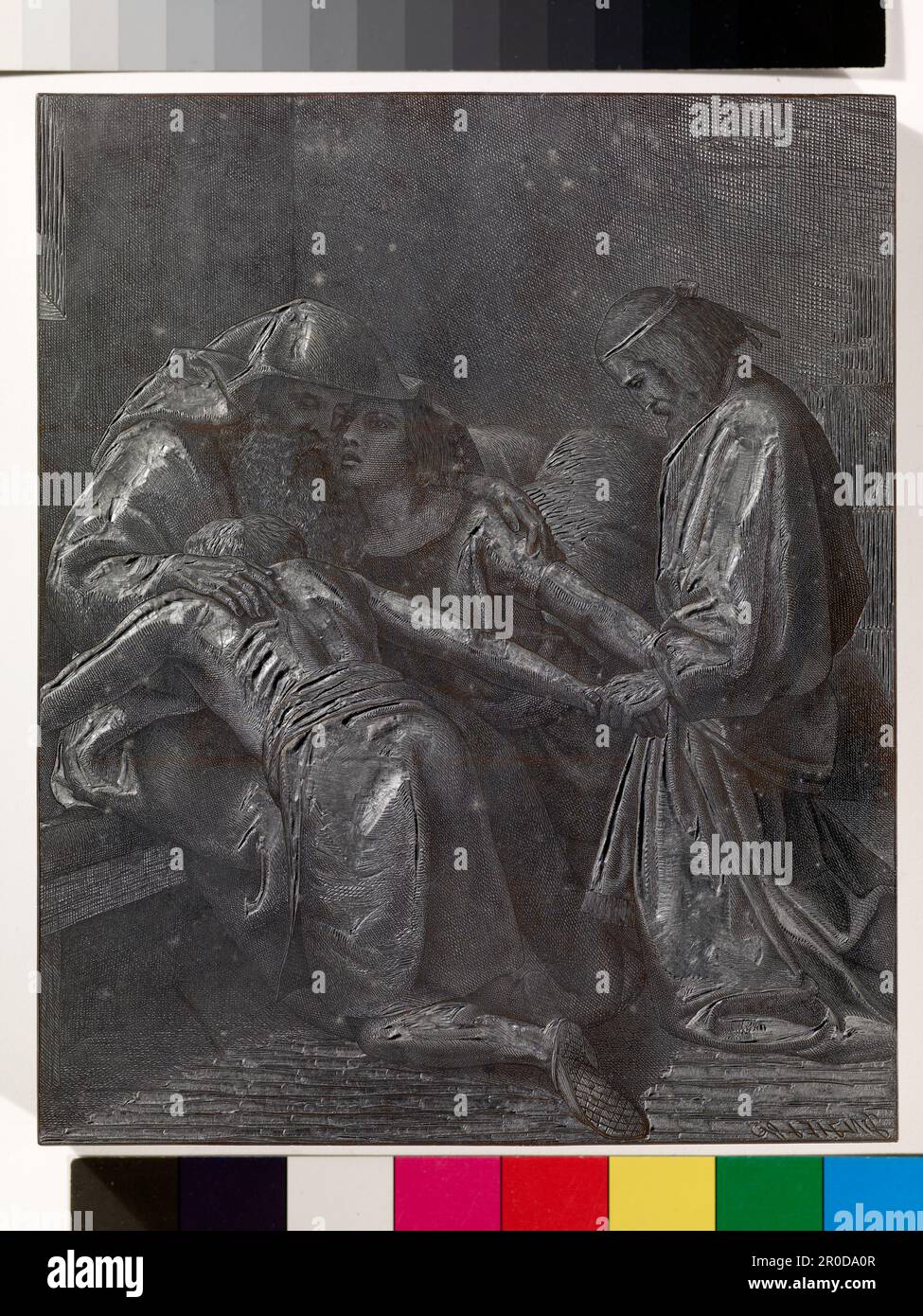 2006.1040.97. Dalziels' Bible Gallery - Jacob blessing Ephraim and ...