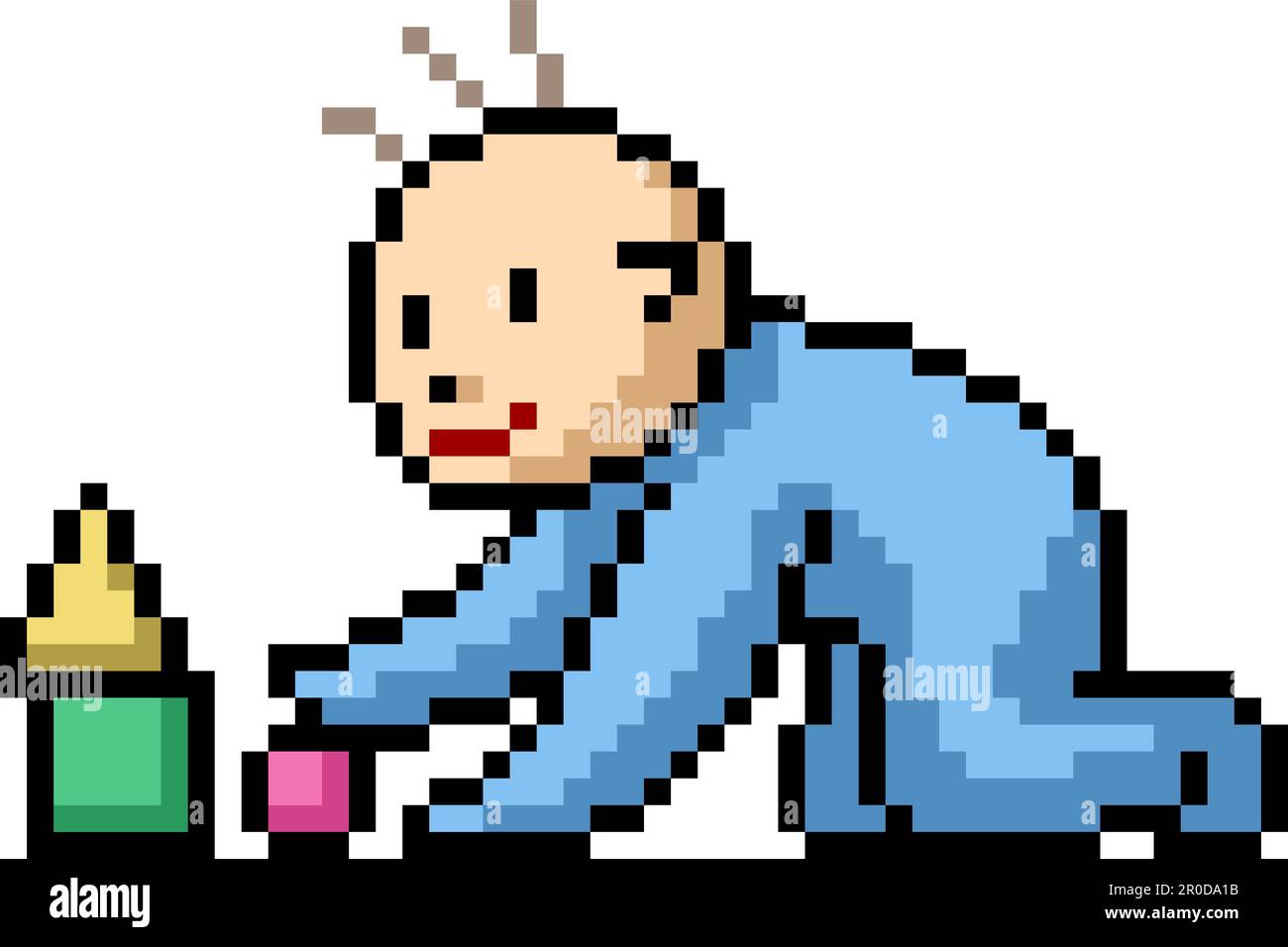 pixel art of baby play toy Stock Vector Image & Art - Alamy